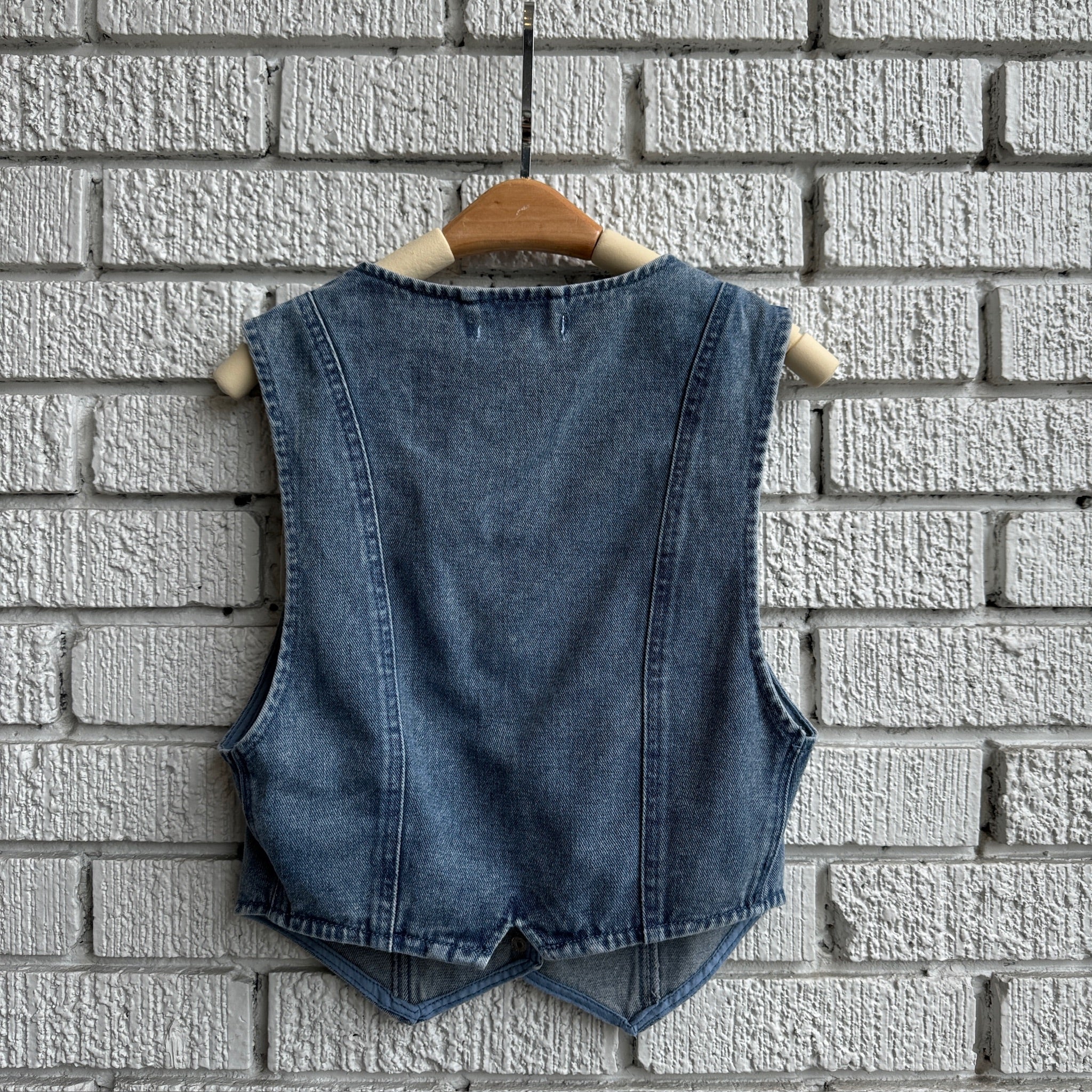 GOOD LUCK Denim Vest – Risqué Clothing